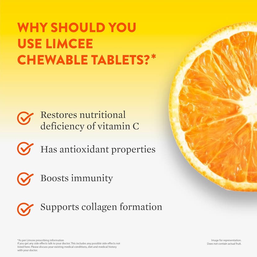 Limcee Orange Chewable Tablet - Buy Online, Uses, Dosage and Price | PillO